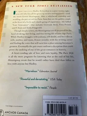 Other | The Paris Wife Soft Cover Book | Poshmark